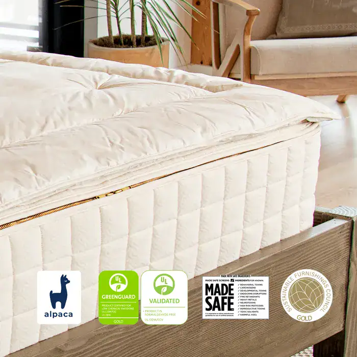 Naturepedic Alpaca Topper · Austin Natural Mattress